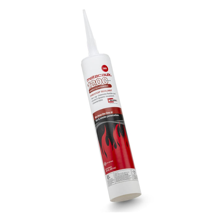 Metacaulk 1200 Red Fire Caulk 30oz: Fire-Rated Construction Sealant ...