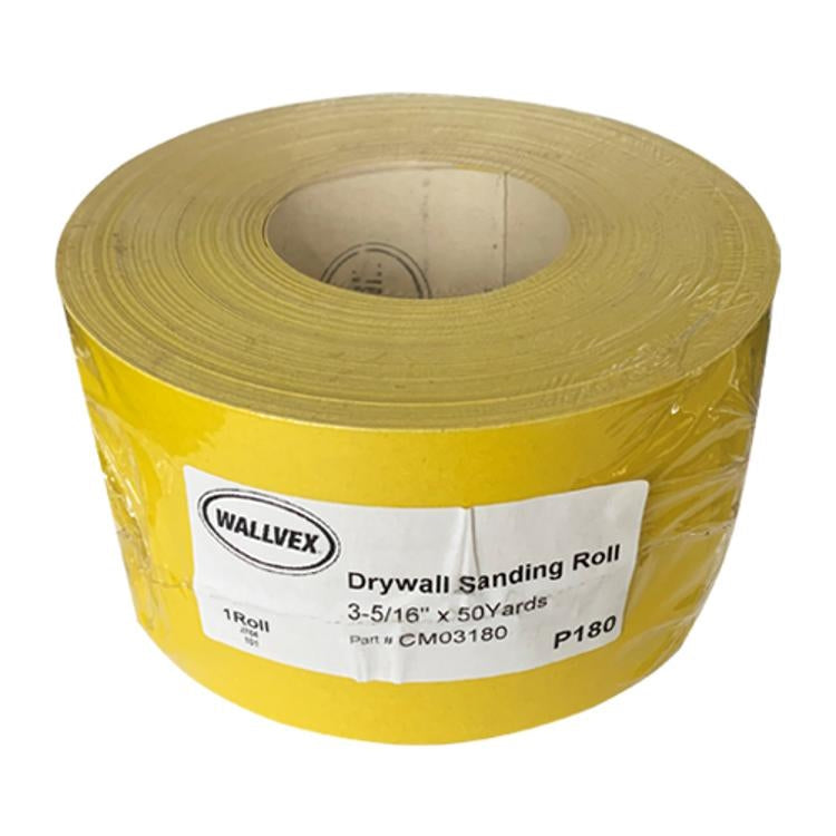 Wallvex 100 Grit Sanding Roll - 3.5in x 50yd for Professional Use ...