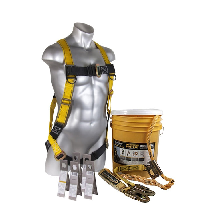 Guardian Fall Protection Bucket of Safe-Tie Roofing Kit — Timothy's Toolbox