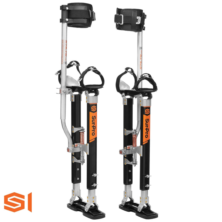 Surpro Magnesium Stilts 26-40" - Ultimate Height & Safety for Pros ...