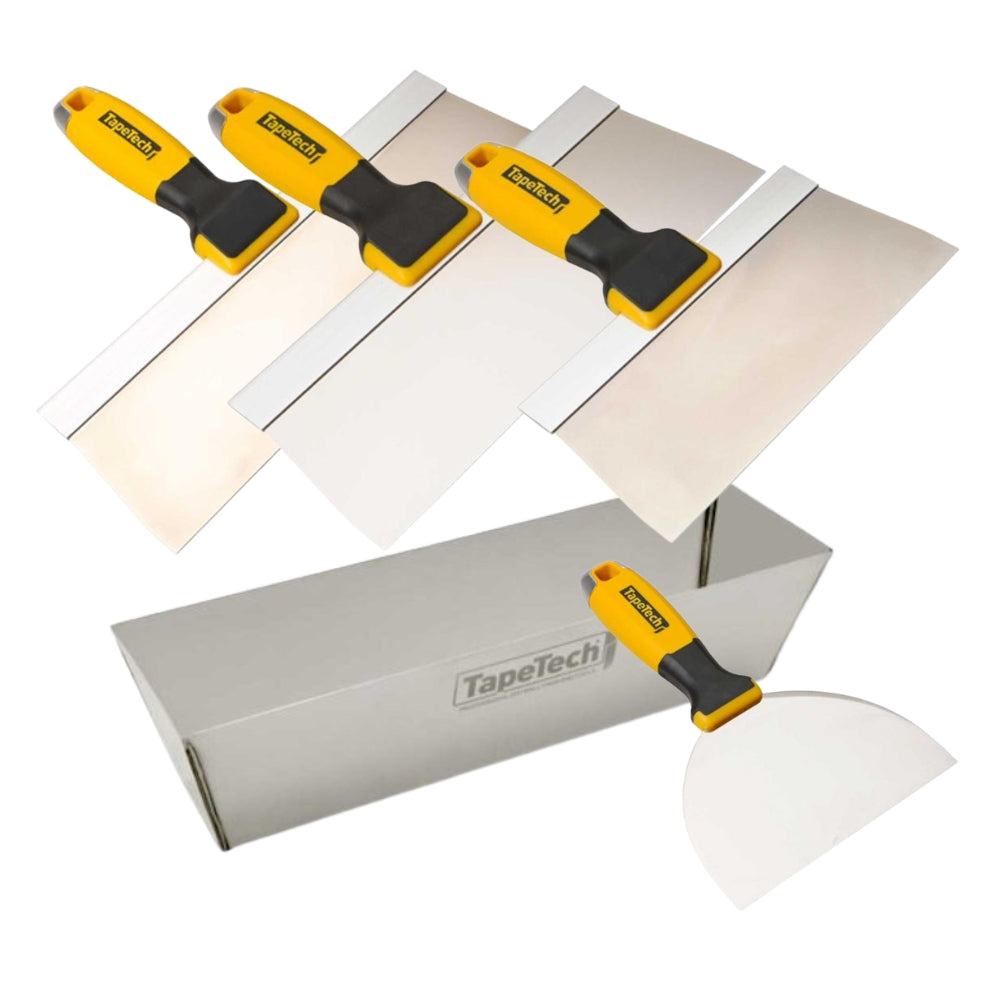 TapeTech Stainless Steel Taping Knife Kit with 12" Mud Pan — Timothy's ...