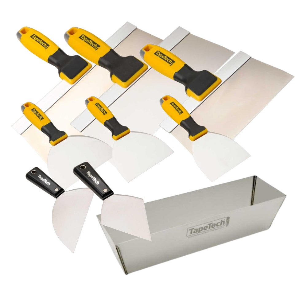 TapeTech Pro Stainless Steel Hand Tool Set for Drywall Contractors ...