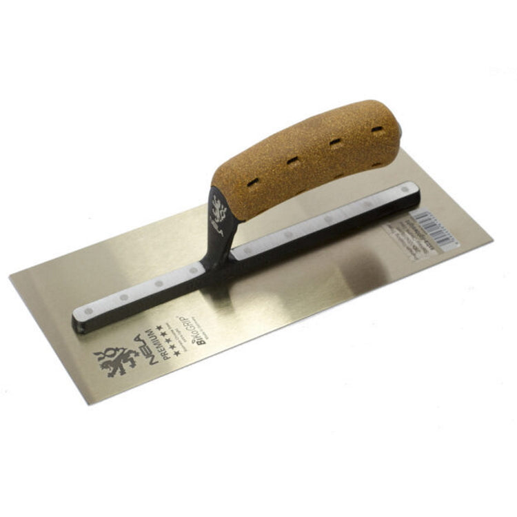NELA Premium Chrome Steel 12" Smoothing Trowel — Timothy's Toolbox