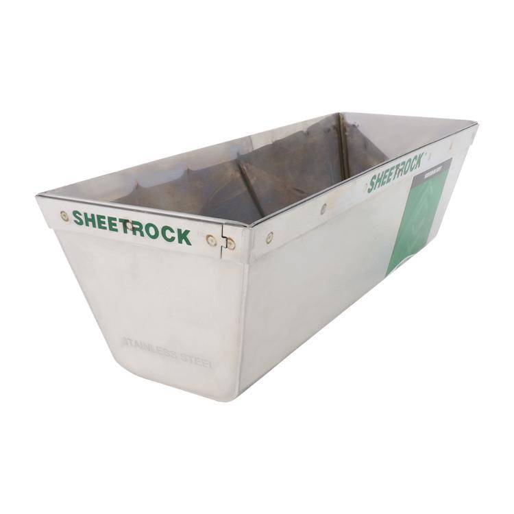 USG Sheetrock Matrix Stainless Steel Mud Pan w/ Reinforced Band 10"