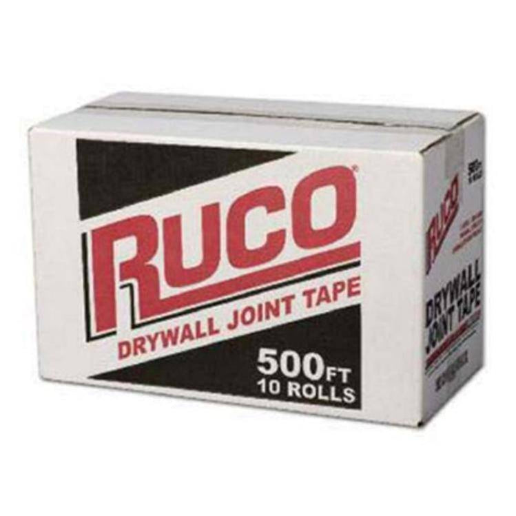 Ruco Drywall Joint Tape 2-1/6” x 500' Carton- 10 rolls | Drywall Tape